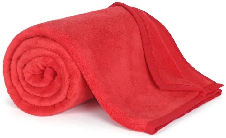 Bellatex Přikrývka KORALL MICRO 200x230 cm červená