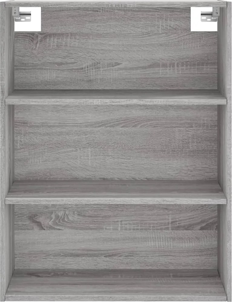 Skříň highboard šedá sonoma 69,5 x 34 x 180 cm kompozitní dřevo 3189427