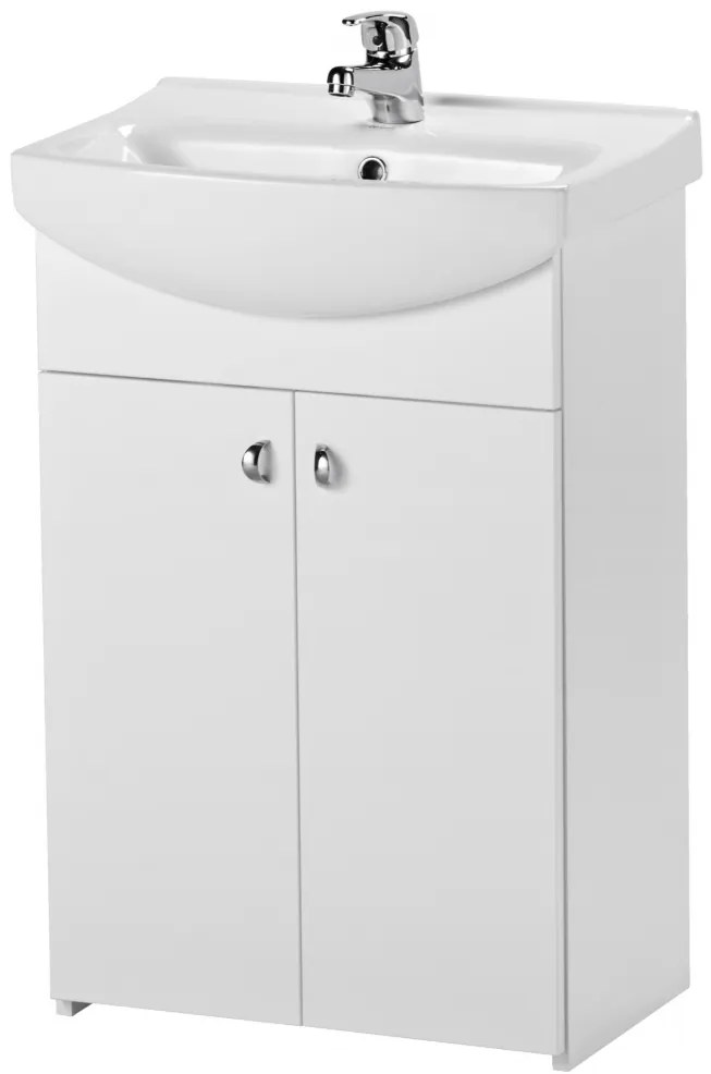 Cersanit Cersania BIANCO sada, umyvadlo a skříňka 60cm, bílá, S509-041-DSM