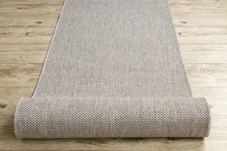 Běhoun SISAL FLOORLUX model 20433 stříbro HLADKÝ