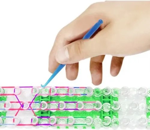 Gumičky na výrobu náramků XXL sada + tkalcovský stav