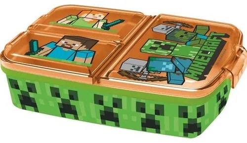 Stor Svačinový box Minecraft, 19,5 x 16,5 x 6,7 cm