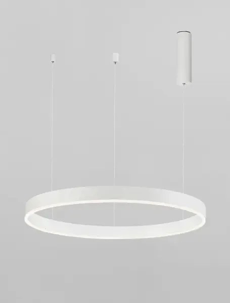 LED lustr Motif 60 bílé CCT s dálkovým ovládáním