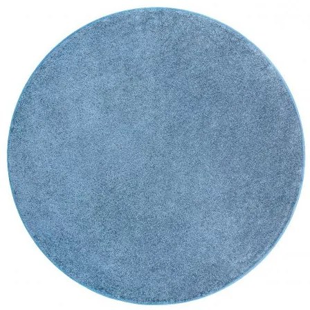 koberec kulatý SANTA FE modrý 74 hladký, Jednotný jednobarevný velikost kruh 200 cm | krásné koberce cz