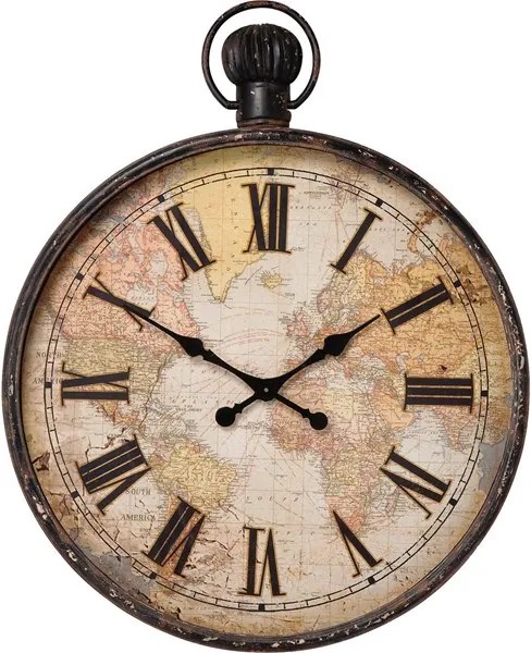 Nástěnné hodiny European Map 96cm
