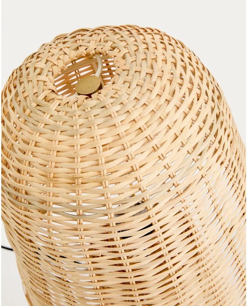Ratanová stolní lampa v přírodní barvě (výška 65 cm) Neuda – Kave Home