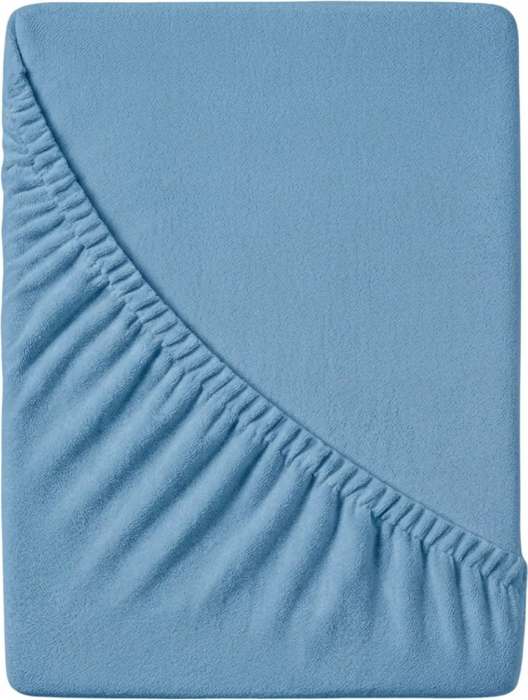 Froté prostěradlo EXCLUSIVE modré 90 x 200 cm