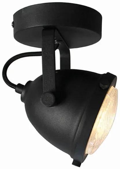Černé nástěnné svítidlo LABEL51 Spot Moto Uno
