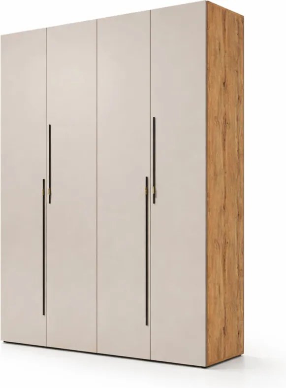 Skříň 4D 160 cm dub appalačský / kašmír Space