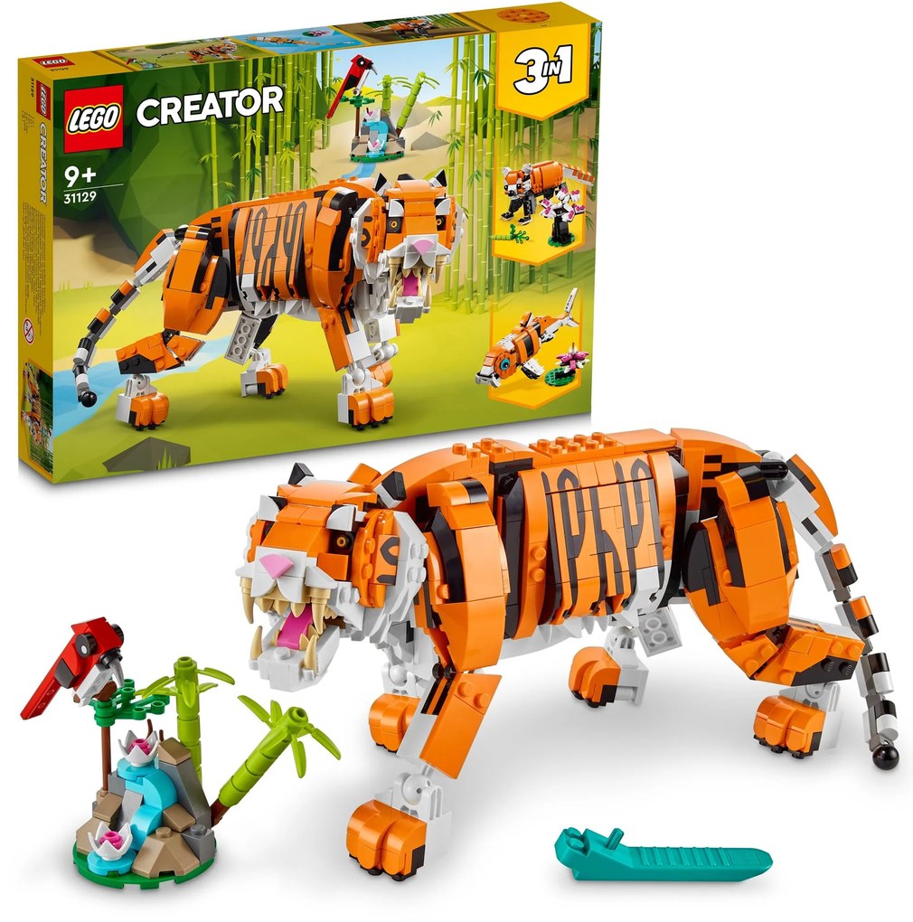 Lego stavebnice lego creator 31129 majestátní tygr