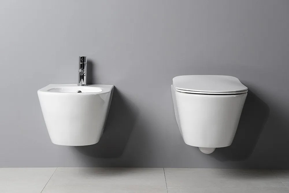 Sapho Sapho, AVVA bidet závěsný 35,5x53 cm, bílá, 100324