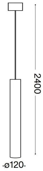 Ideal Lux - LED Lustr na lanku LOOK 1xGU10/10W/230V černá