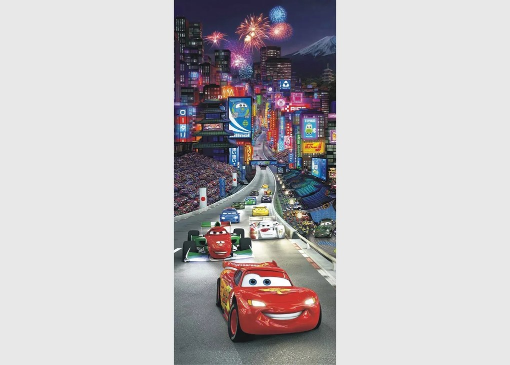 Dětská vliesová fototapeta na zed' Auta První Pozice, Disney | 90 x 202 cm | DFTDNV 5427