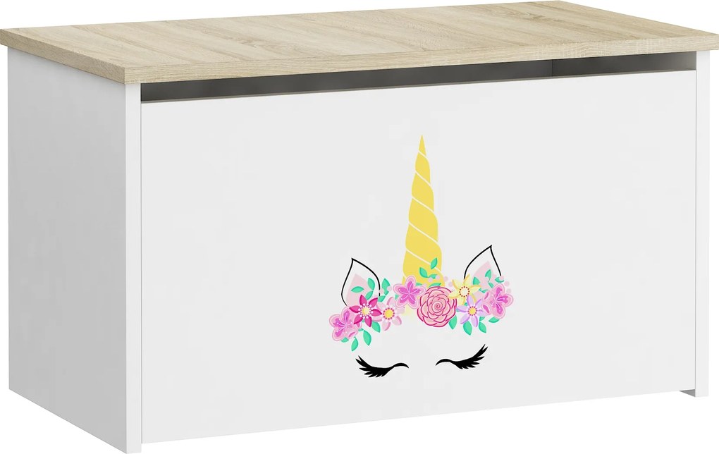 ADRK Furniture Truhla na hračky DARIA TB-Dar-W+S-UNI-n-O059