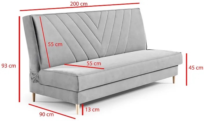 Pk Třímístná pohovka Luca 185