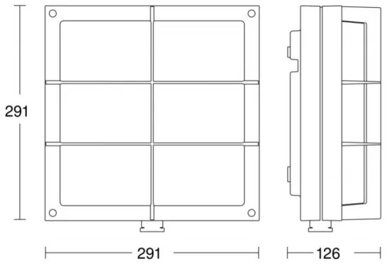 STEINEL 053031- LED Venkovní nástěnné svítidlo se senzorem L691 LED/9W/230V IP44