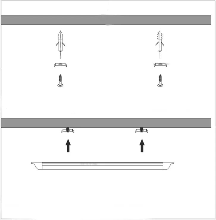 LED panel ECOLIGHT - EC79936 - 120cm - 36W - 230V - 3600Lm - studená bílá