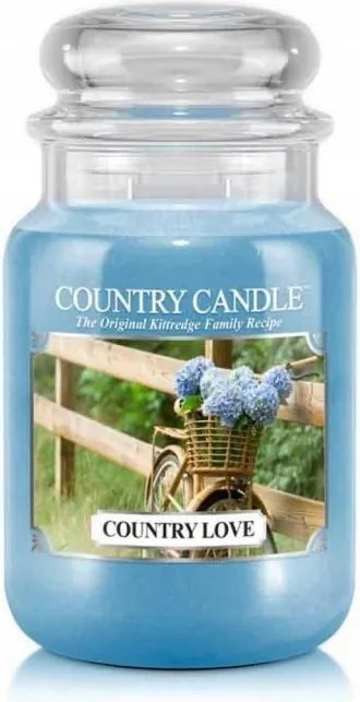 Country Love – Country Candle – velká vonná svíčka se dvěma knoty