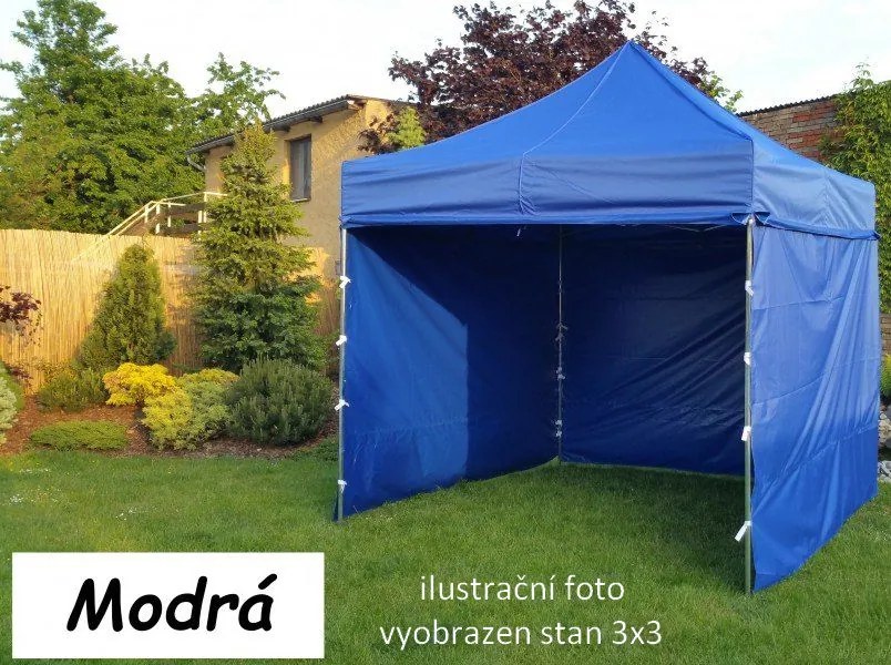 Tradgard PROFI STEEL 57107 Zahradní párty stan 3 x 6 - modrá