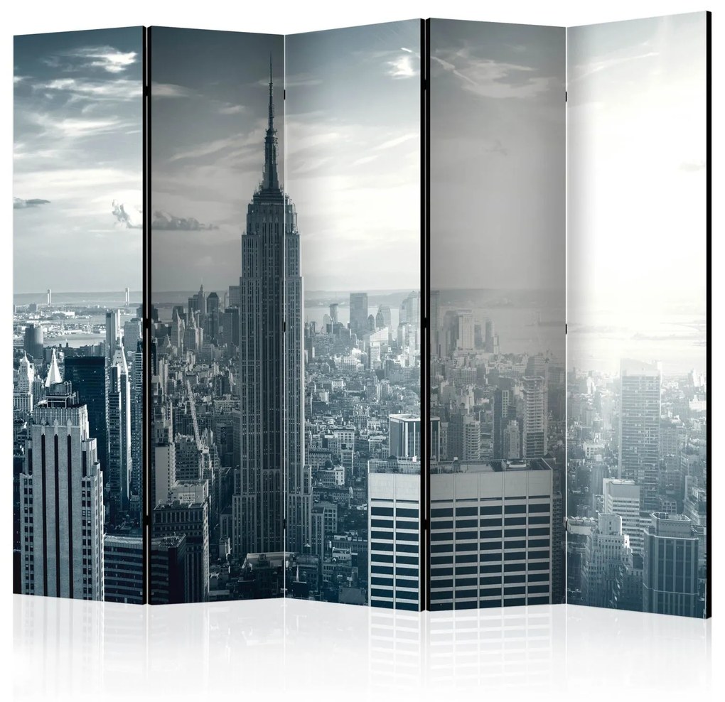 Paraván - Amazing view to New York Manhattan at sunrise II [Room Dividers] 225x172