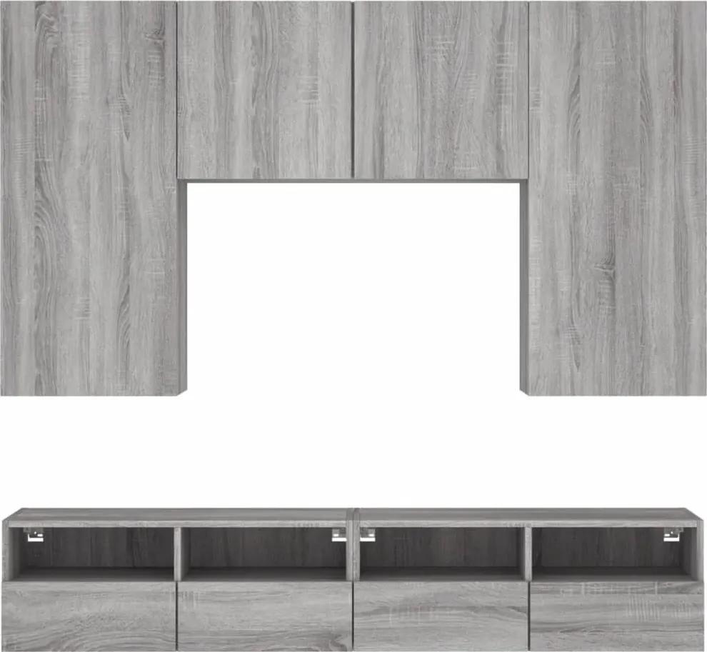 vidaXL 5dílná obývací stěna kompozitní dřevo [3216523] Barva: dub sonoma
