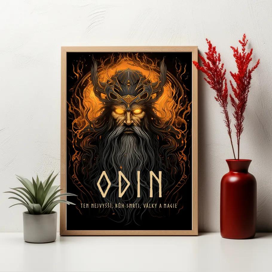 Plakát - Oko Moudrosti - Odin