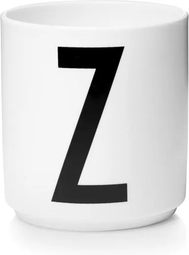 Porcelánový hrnek Z DESIGN LETTERS - bílý