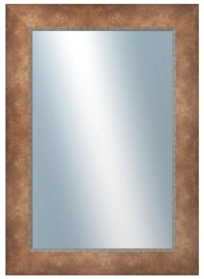 DANTIK - Zarámované zrcadlo - rozměr s rámem cca 50x70 cm z lišty TOMAS bronz velká (3029)