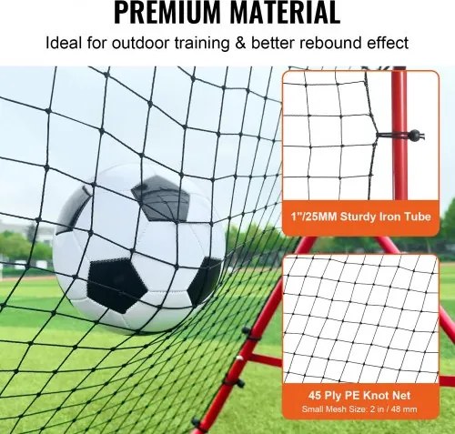 odrazová síť na odraz na fotbal, zpětný ráz 99,1 × 99,1 cm
