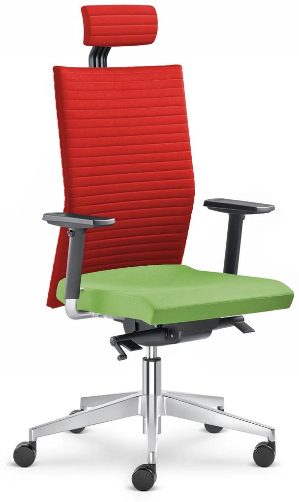 LD seating Element 435-SYS-F40-N6 - Kancelářská židle  - červená/zelená