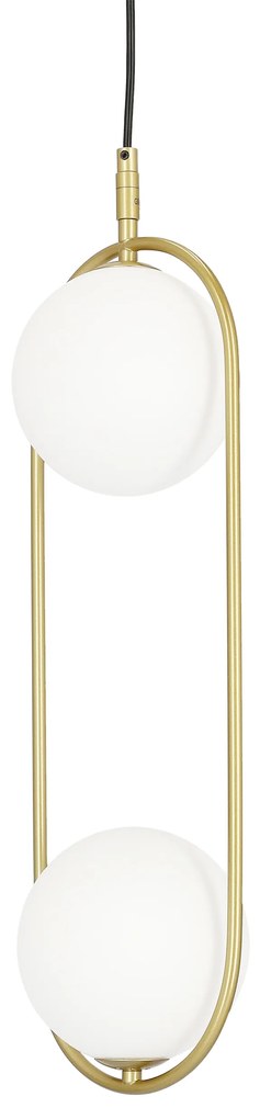 Mosazný závěsný lustr Cordel pro žárovku 2x G9  - Candellux