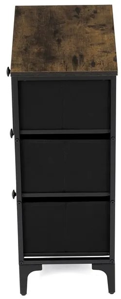 Retro komoda LUNARA - old wood / MDF Barva: Vícebarevná