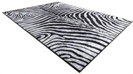 MIRO 51331.803 mycí kobereček Zebra protiskluz - černý / bílá