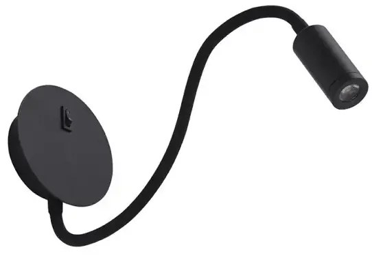LED nástěnné svítidlo Nogat černé