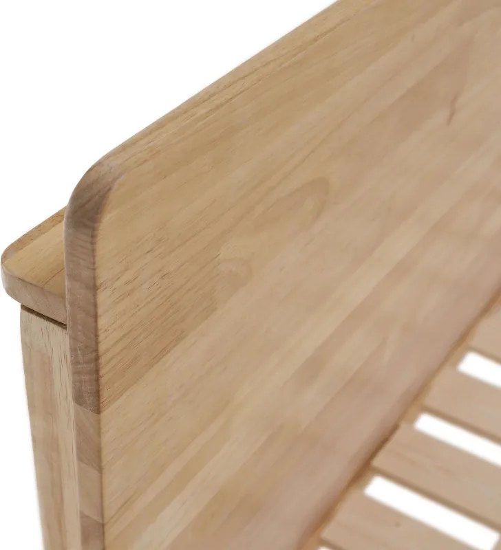 Manželská postel 180x200, masivní dřevo, přírodní, NOEMI Kondela 0000397515