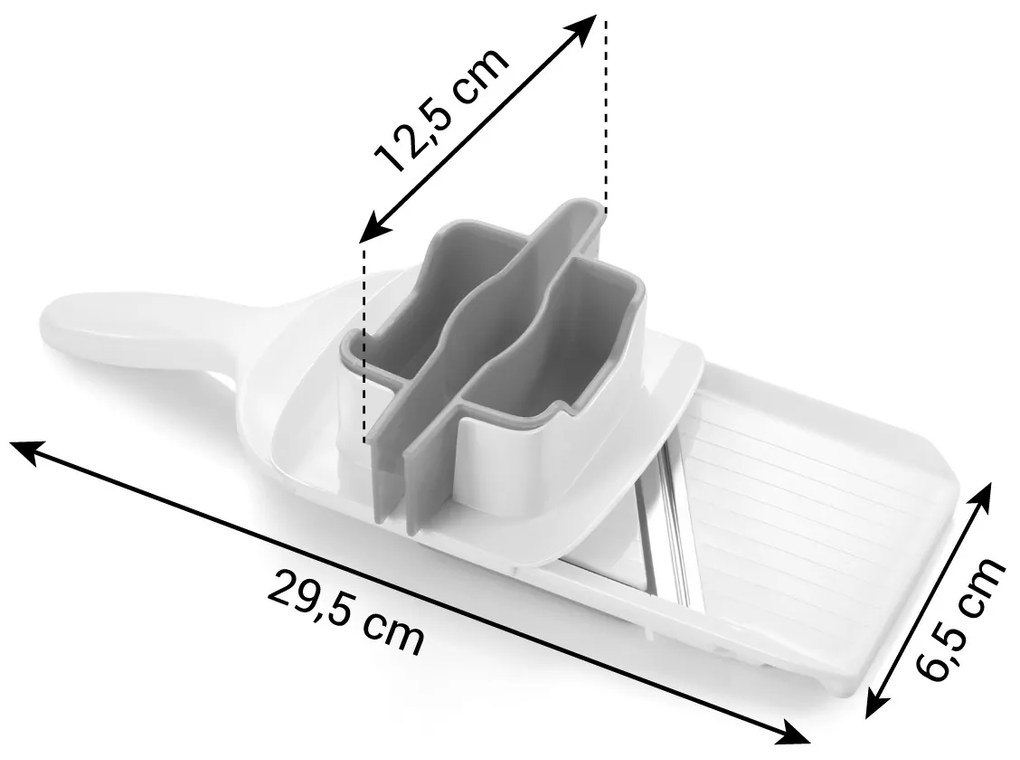 TESCOMA Struhadlo plátkovací s multifunkčním úchytem HANDY