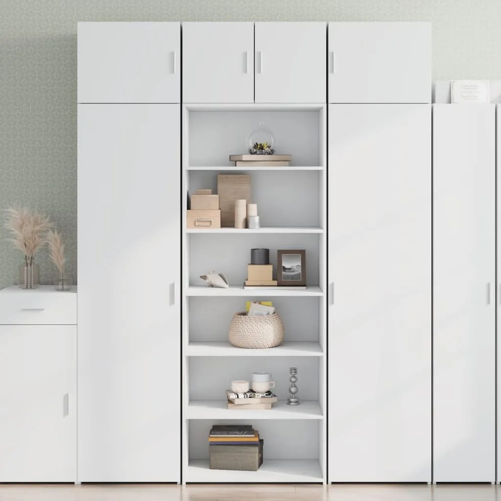 Skříň highboard bílá 70 x 41 x 185 cm kompozitní dřevo 3281687