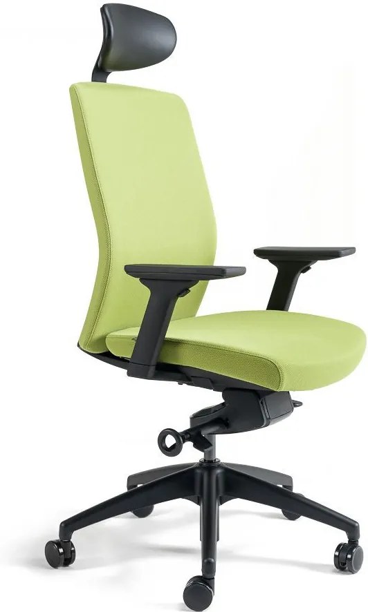 Office Pro Kancelářská ergonomická židle BESTUHL J2 SP — více barev, s podhlavníkem Modrá 214