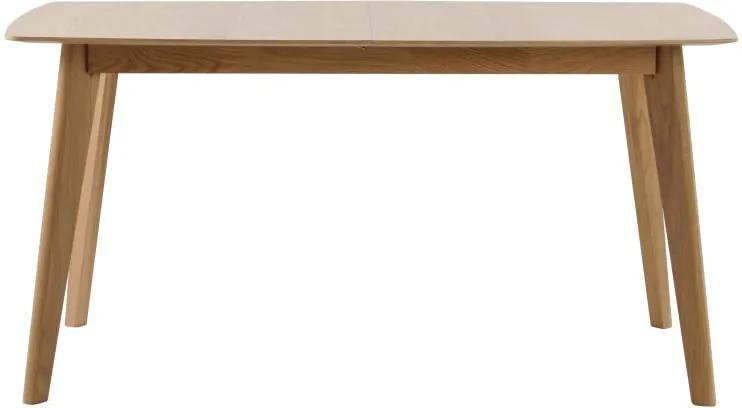 Dubový rozkládací jídelní stůl Rowico Frey, délka 150 cm