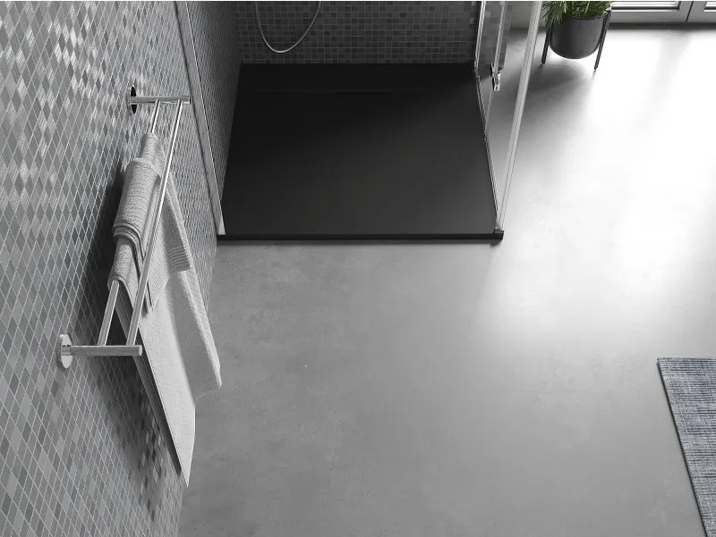 Mexen Otto, SMC čtvercová sprchová vanička 90 x 90 cm, černá, 4N709090
