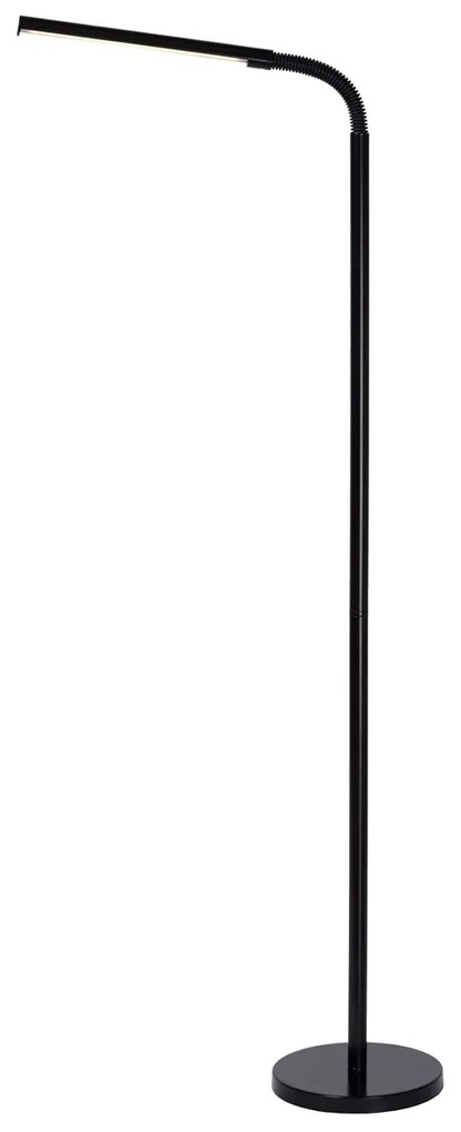 Lucide 36712/05/30 stojací LED lampa Gilly černá, 5W, 2700K, 153cm