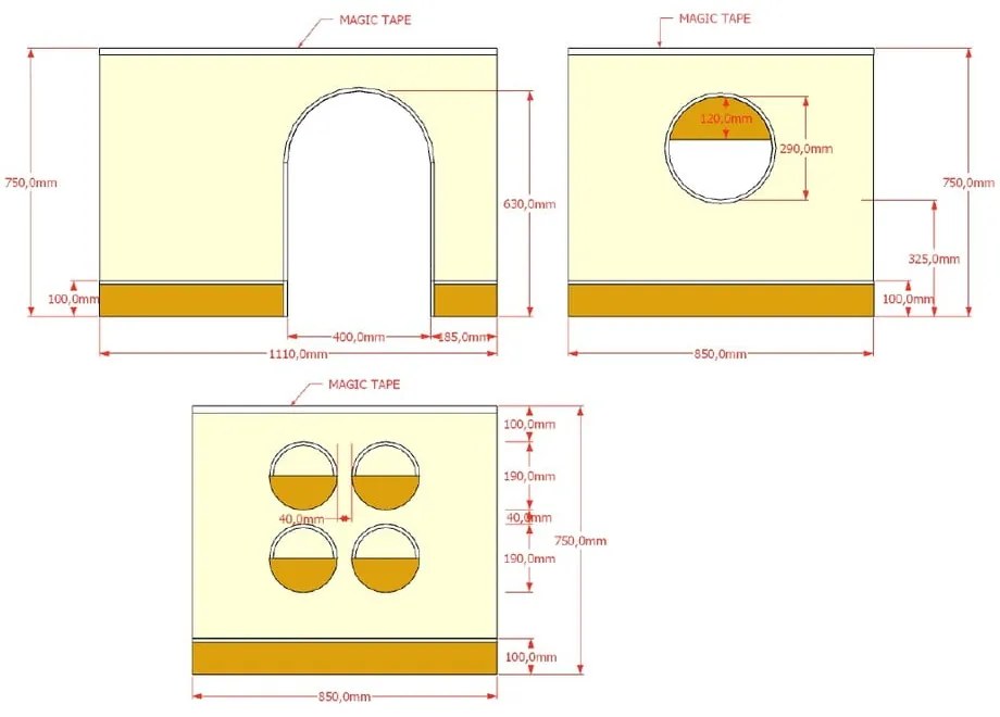 Dětský závěs k posteli Forrest – Vipack