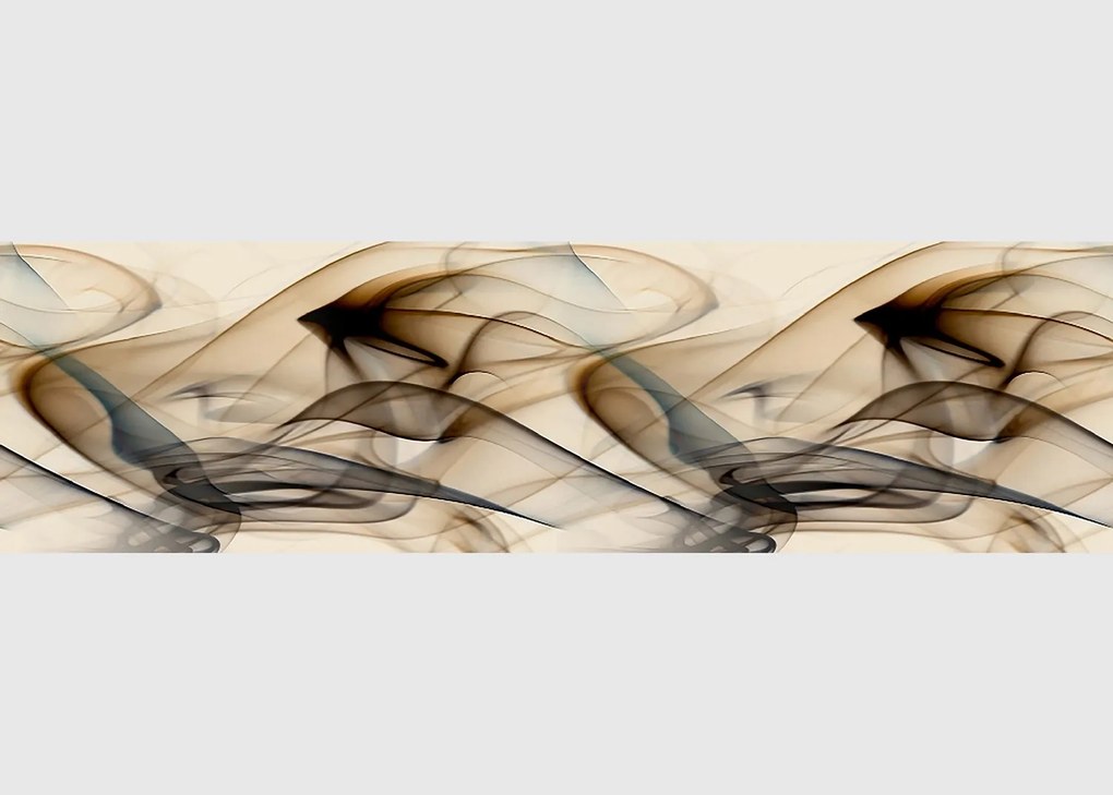 Samolepící bordura na zeď Hnědý Magický Kouř | 5 m x 13.8 cm | DWB8243