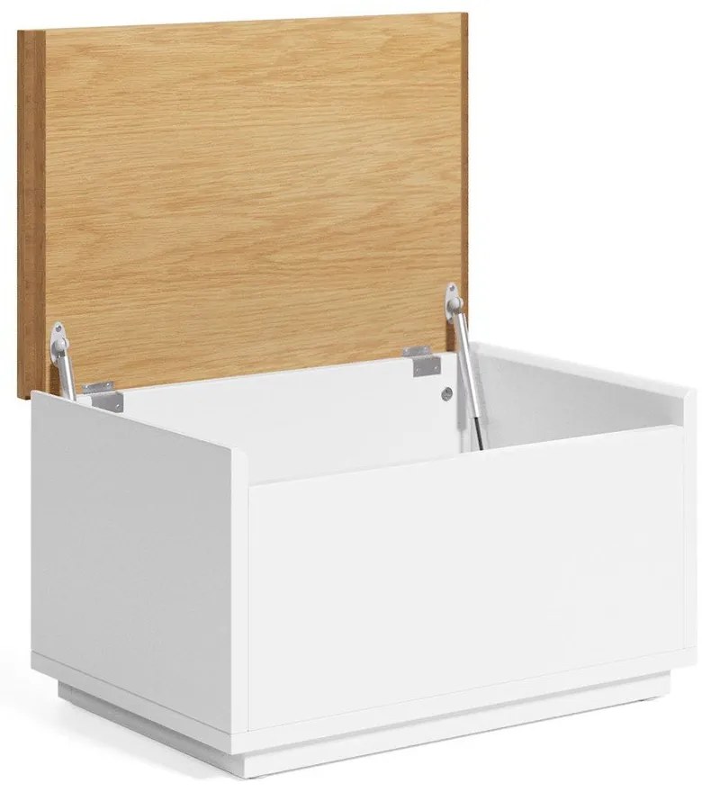 Truhla v dekoru dubu v přírodní barvě 60x35 cm Abilen – Kave Home