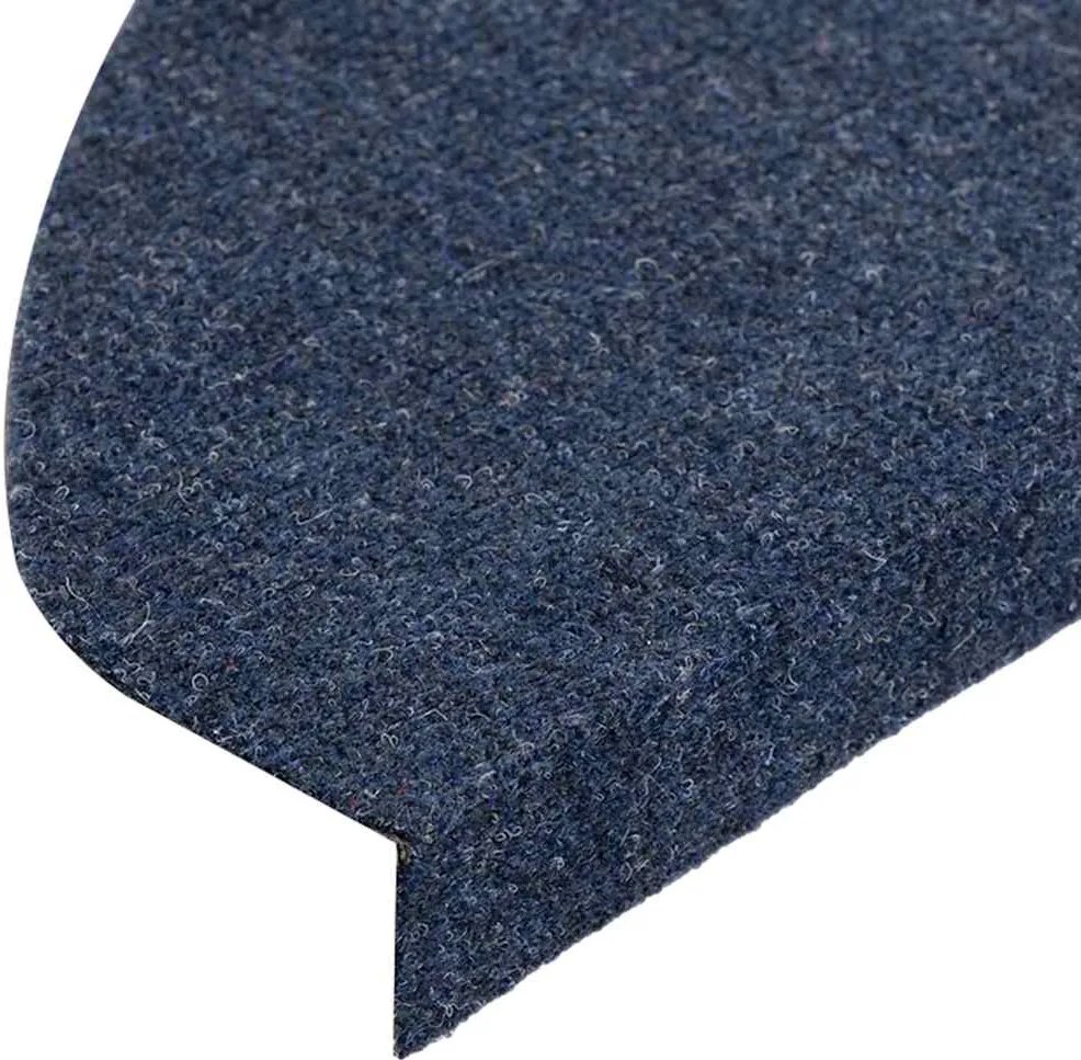 Samolepicí nášlapy na schody 15 ks 65x22,5x3,5 cm modré 136399