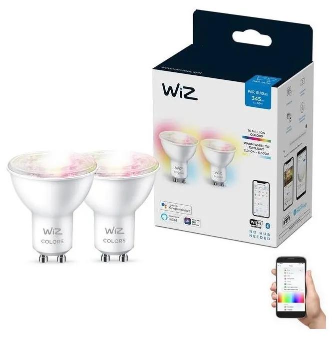 WiZ SADA 2x LED RGBW Stmívatelná žárovka PAR16 GU10/4,7W/230V 2200-6500K Wi-Fi - WiZ WI0146