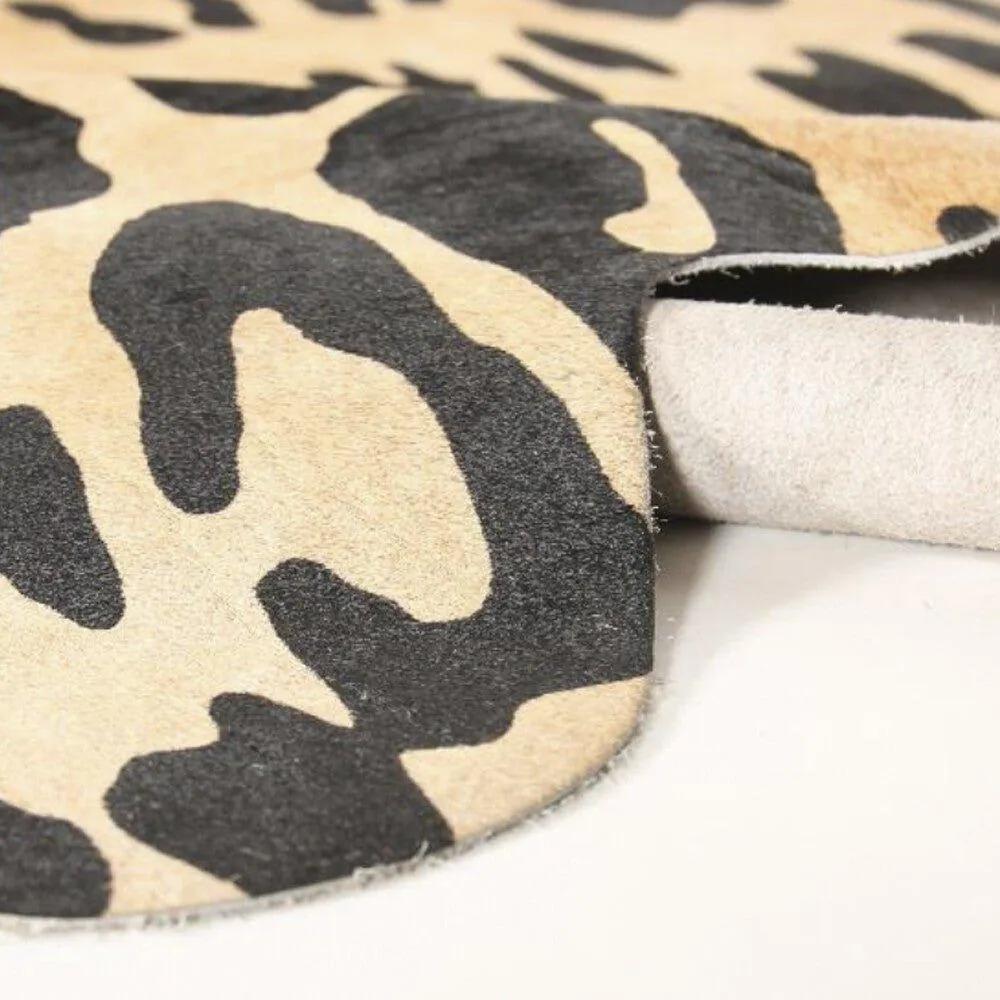 Kožený koberec COW JAGUAR