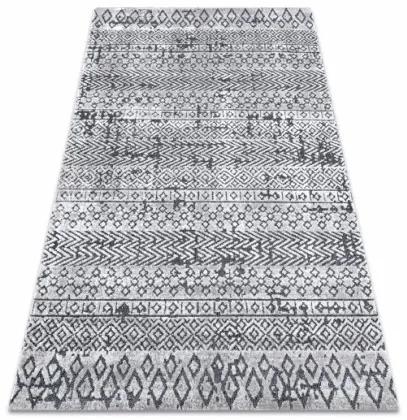 Koberec SIERRA G6042 geometrický, etno - jasně šedý