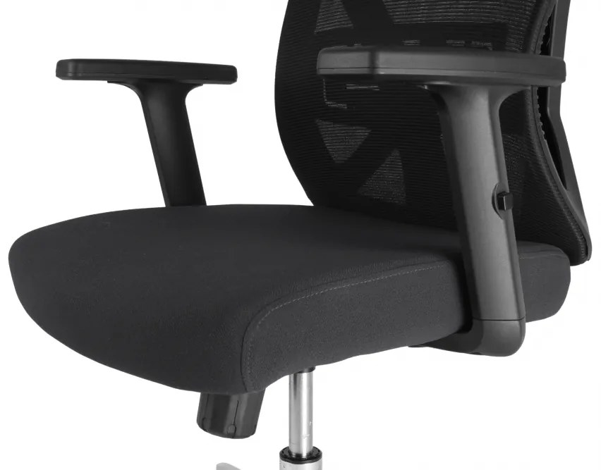 Kancelářská ergonomická židle Neoseat FLEX PRO — síť / látka, černá, nosnost 150 kg
