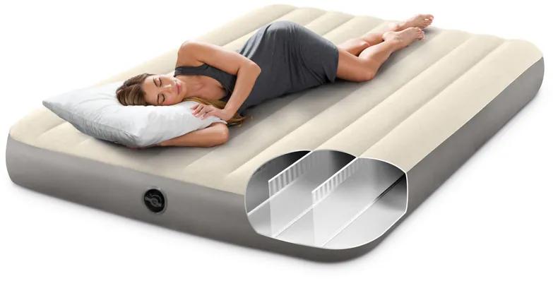 INTEX Nafukovací postel Air Bed Single-High Queen  152 x 203 x 25 cm